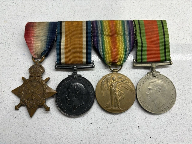 WW1 BRITISH MILITARY medals £100.00 - PicClick UK