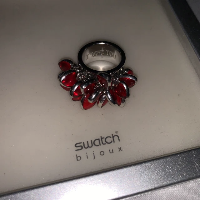 SWATCH RING LOVE explosion rot herzen love you Valentinstag Geschenk 49 ...