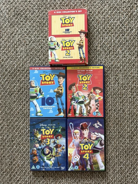 DISNEY PIXAR TOY Story 1 2 3 &4 The Complete Toy Story Collection DVD £ ...