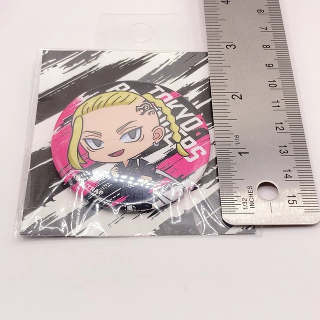 TOKYO REVENGERS DRAKEN Ryuguji Ken Button Badge Japon Anime Manga ...