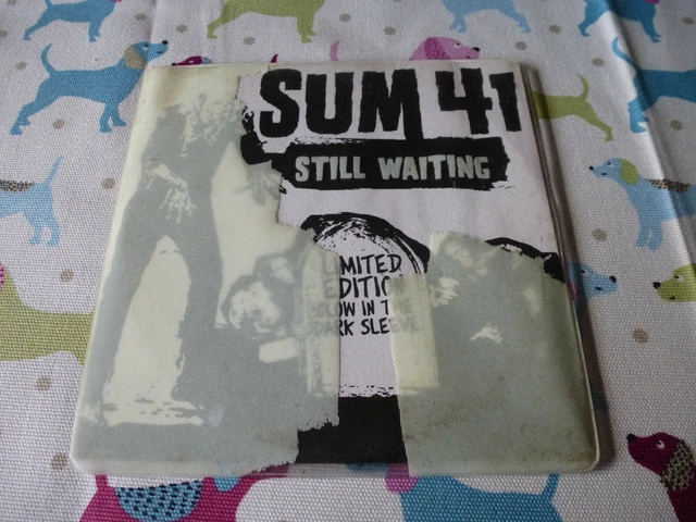 SUM 41 STILL Waiting Limited Edition Glow In The Dark Sleeve 2002 Cd ...