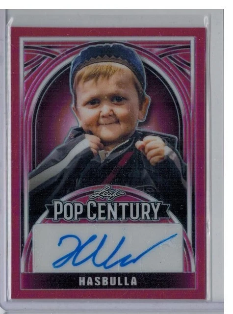 2024 LEAF POP Century Hasbulla Auto 4/7 Pink Prismatic Autograph Rare £ ...