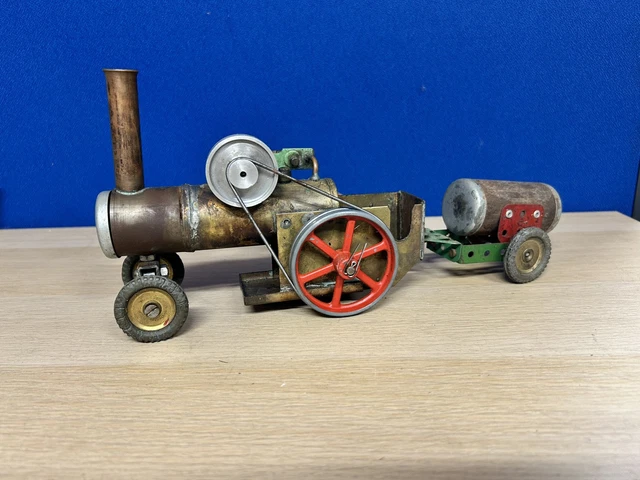 SCRATCH-BUILT LIVE STEAM Miniature Traction Engine Model - Mamod MM1 ...