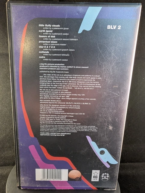 THE ORB - Adventures Beyond The Ultraworld Patterns & Textures (Vhs Pal ...