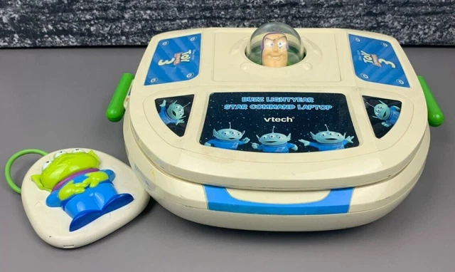 VTECH BUZZ LIGHTYEAR Star Command Laptop Toy Story 3 Games Learning ...