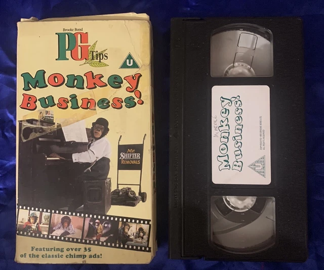 PG TIPS MONKEY Business 1993 Vhs Video Tape Uk Pal Format Only Ok £5.99 - PicClick UK