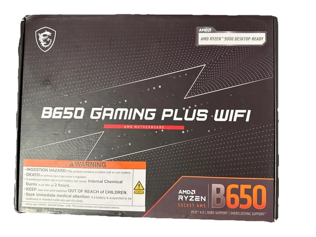 MSI B650 GAMING Plus WIFI AM5 AMD Motherboard £146.31 - PicClick UK