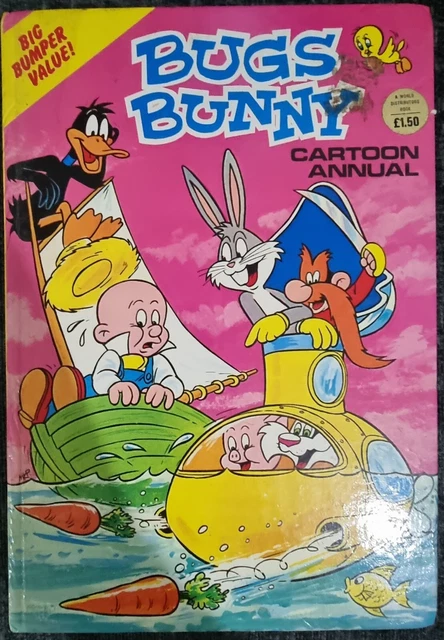 BUGS BUNNY CARTOON Annual 1980 and 1981, [2 volumes] by Warner Bros ...