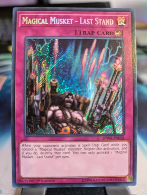 YUGIOH! MAGICAL MUSKET - Last Stand SPWA-EN028 Secret Rare 1st Ed EUR ...