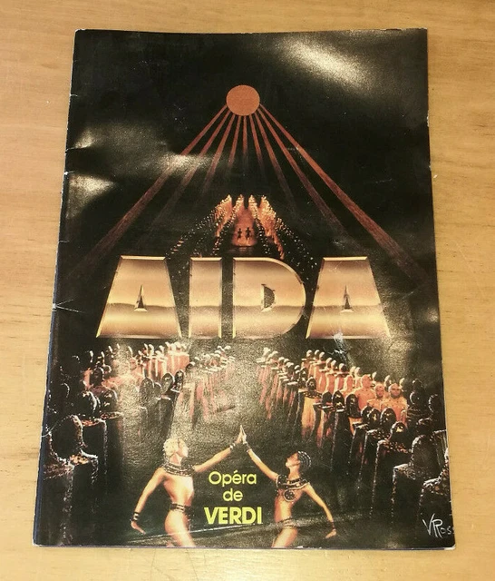 PROGRAMME THEATRE NATIONAL Opera De Paris Aida Giuseppe Verdi 1984 EUR ...