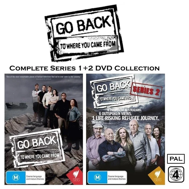 GO BACK TO Where You Came From Series 1-2 (DVD, 2-Disc Documentary) PAL ...