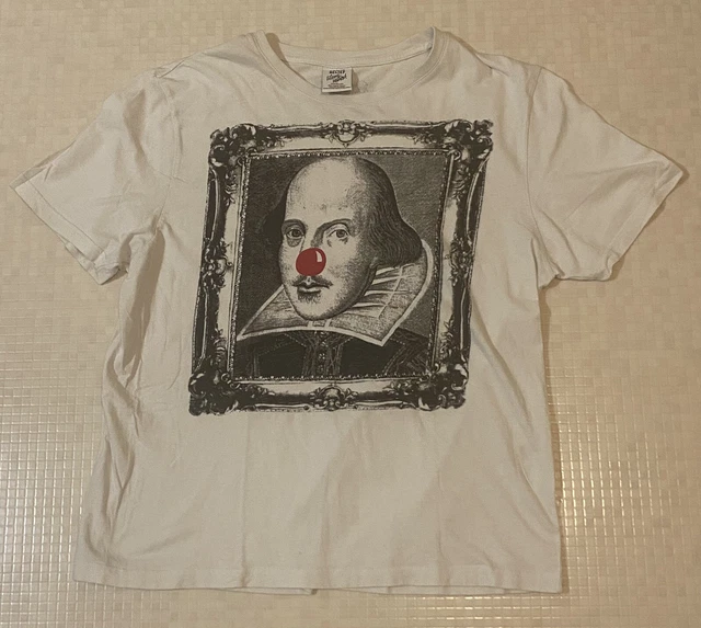 COMIC RELIEF VIVIENNE Westwood William Shakespeare Red Nose Day T-Shirt ...
