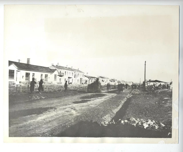 1935 ORIGINAL MANCHUKUO Chinese Photo Building Homes Hsinking China ...