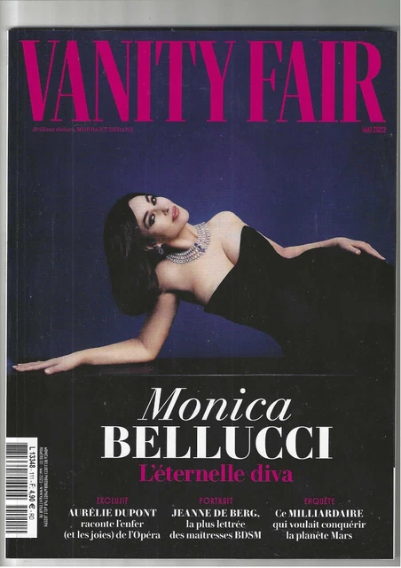 VANITY FAIR-MAI 2023-MONICA BELLUCCI:l'éternelle diva/mars one/Aurélie DUPONT EUR 16,99 ...