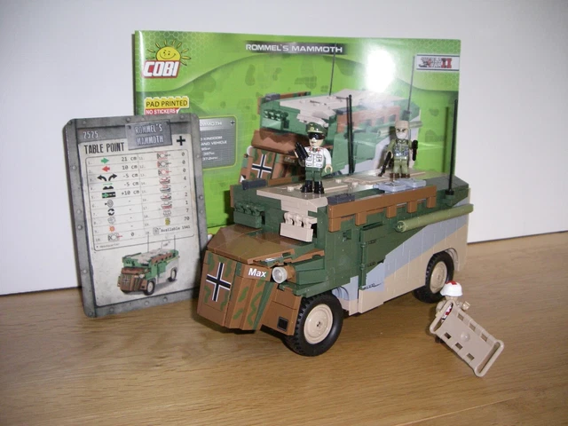 USED COBI GERMAN Rommel's Mammoth, WW2 Desert Vehicle, No 2525, Rare ...
