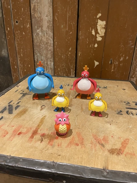 CBEEBIES TWIRLYWOOS PEEKABOO Toodloo BigHoo Action Figures Family Toy ...