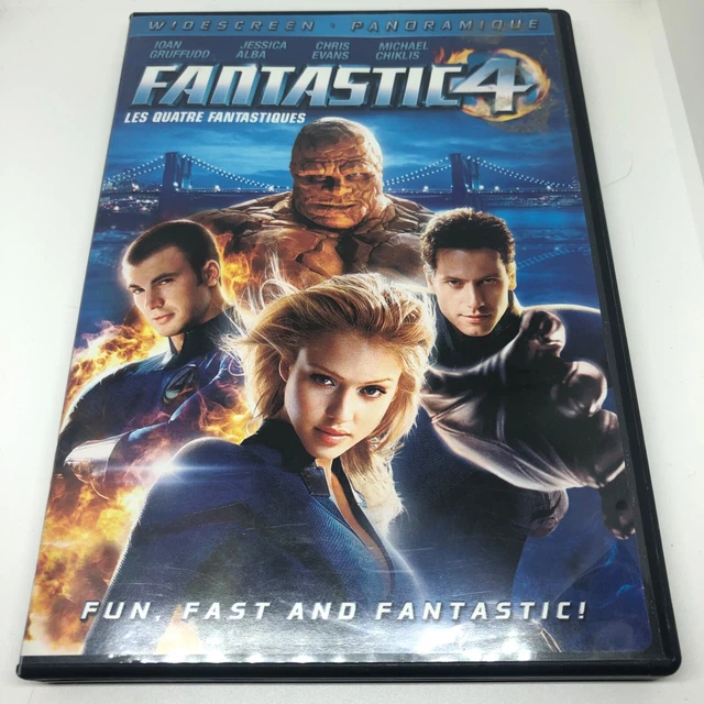 FANTASTIC FOUR (DVD, 2005, Canadian Widescreen) Sci-Fi, Action ...