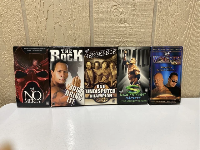LOT DE 5 cassettes WWF VHS pierre froide génération D génération X EUR ...