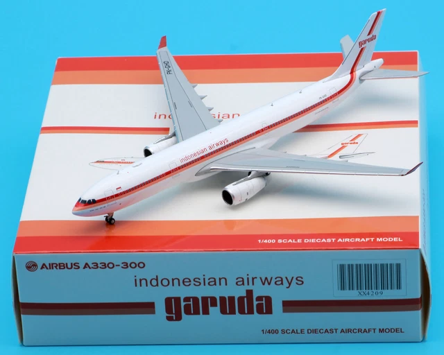 GARUDA INDONESIA A330-300 Reg: PK-GPD JC Wings Scale 1:400 Diecast model LH4251 £43.39 - PicClick UK