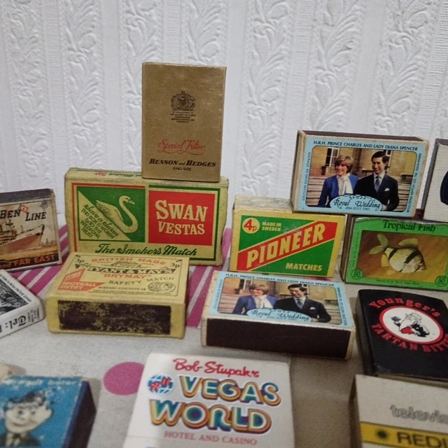 THE SHIP SAFETY Match boxes, Rothmans Benson Hedges Bundle Vintage ...