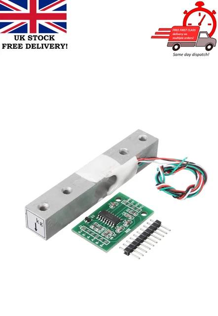 LOAD CELL WEIGHING Scale Sensor with HX711 for Arduino PIC, Raspberry ...