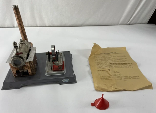 NICE CONDITION WILESCO D8 Steam Engine Toy W. Germany 1960's with ...