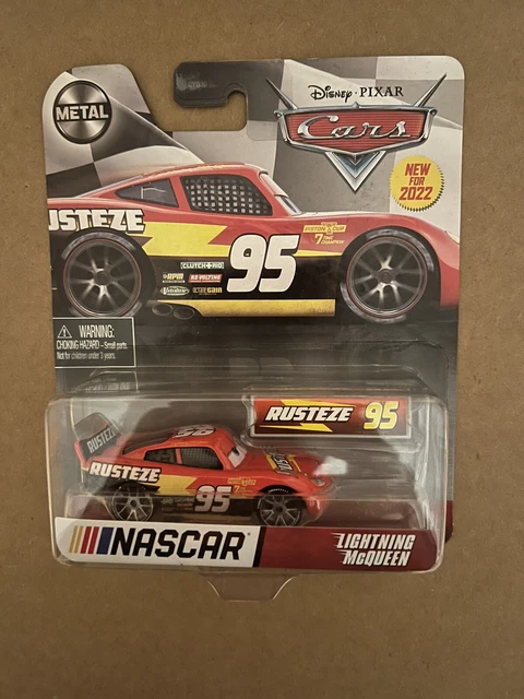 MATTEL DISNEY PIXAR Cars Nascar LIGHTNING MCQUEEN #95 Rusteze Car ...