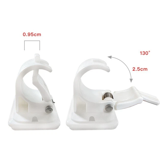 SUPPORT DE PINCES mural innovant pour canne à pêche support pour 2 ...