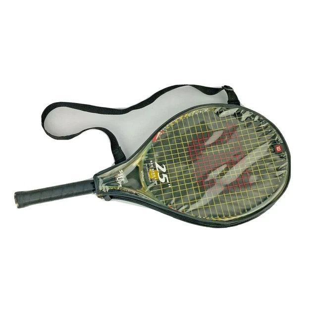 WILSON RAK ATTAK 25" Titanium Tennis Racket High Power 3 7/8" $22.99 ...