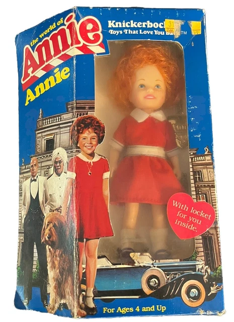 VINTAGE 1982 THE World of Annie Annie 6" Doll Knickerbocker #3856 With ...