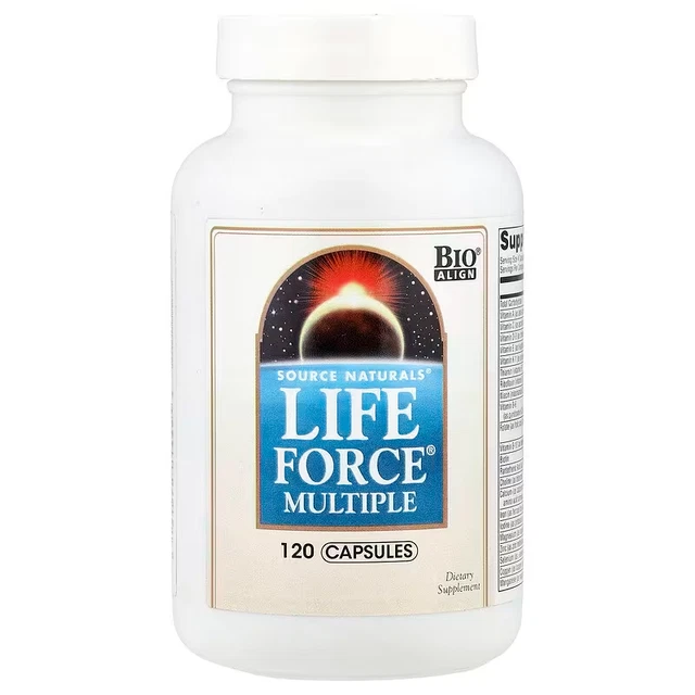 SOURCE NATURALS, LIFE Force Multiple, 120 Capsules, Expiry:01/2029 £39.99 - PicClick UK