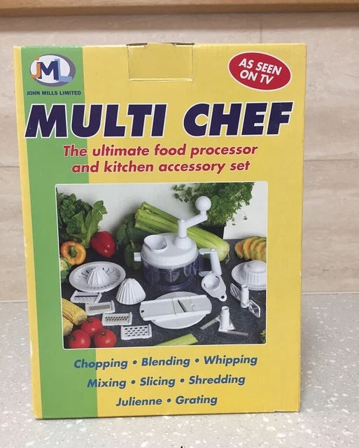 MULTI CHEF ULTIMATE FOOD PROCESSOR & ACCESSORY SET from John Mills Ltd ...