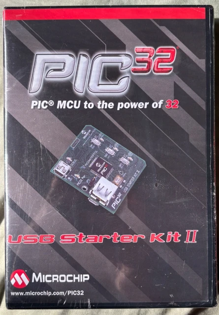 MICROCHIP USB STARTER Kit II for PIC32 MCU's DM320003-2, MPLAB Cert NEW ...