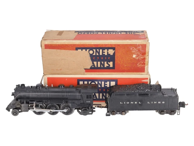 LIONEL 224E VINTAGE O Die-Cast 2-6-2 Steam Locomotive & Tender 2224W ...