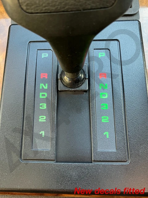 RANGE ROVER CLASSIC Gearshift Selector Decals - Superb £60.00 - PicClick UK