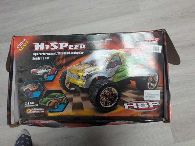 HSP HI SPEED 1/10th Scale Remote Control Monster Truck 2.4 Ghz + extra ...