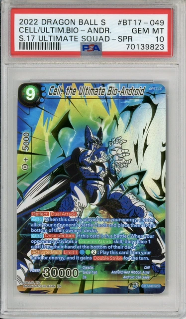 2022 DBS ULTIMATE Squad Cell the Ultimate Bio-Android SPR #BT17-049 PSA ...