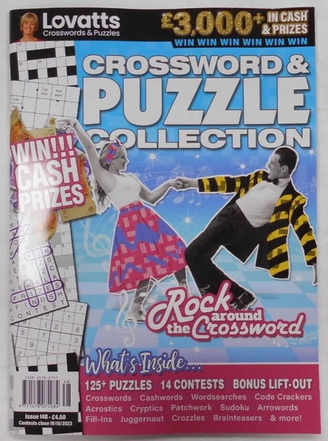 LOVATTS CROSSWORD & Puzzle Collection magazine #148 2023. CrossWords ...