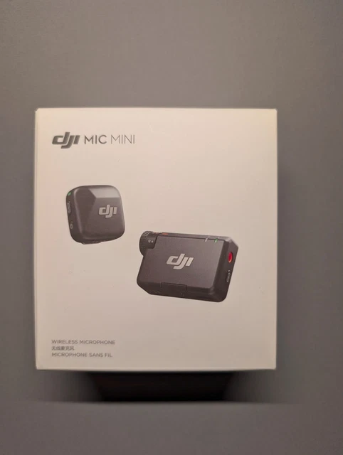 DJI MIC MINI Wireless Microphone – 1TX + 1RX – Opened, Never Used ...