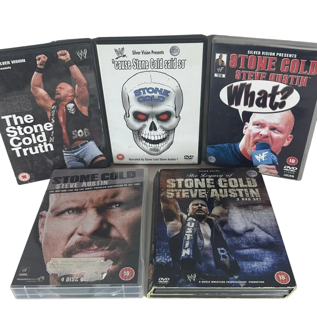 WWE STONE COLD Steve Austin Wrestling DVD Bundle EUR 29,23 - PicClick IT