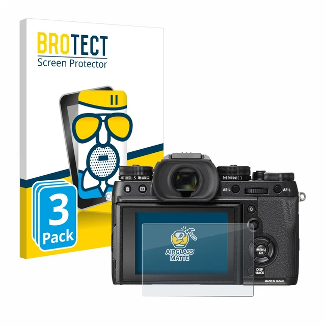 3X BROTECT ARMORED glass film matte for Fujifilm X-T2 protection glass ...
