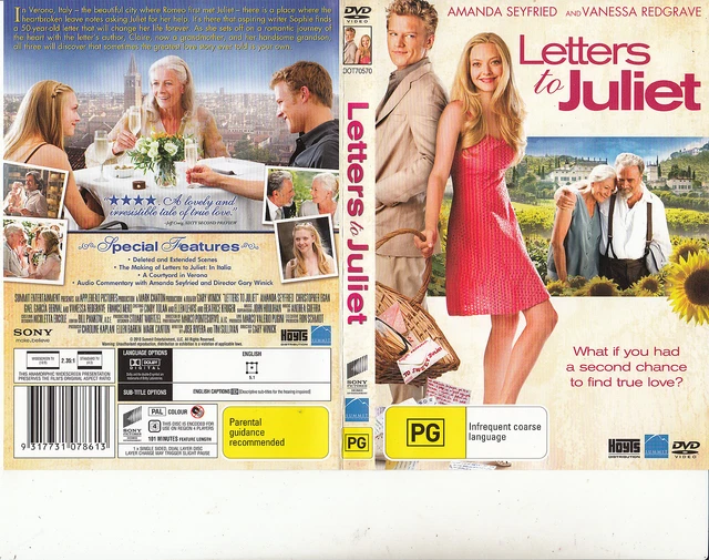 LETTERS TO JULIET-2010-[AMANDA Seyfried]-Summit Entertainment-Movie SE ...