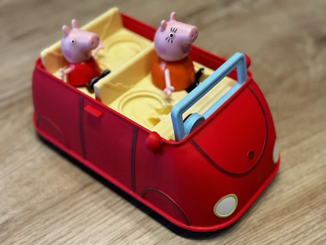 PEPPA PIG PEPPA'S Big Red Car with Sounds and Theme Music Brand New £13 ...