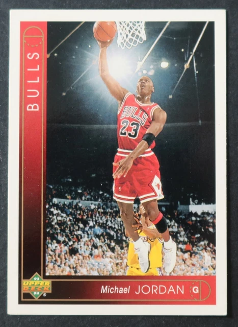 CHICAGO BULLS / Michael Jordan / Upper Deck 93 94 #23 / Basketball Card ...