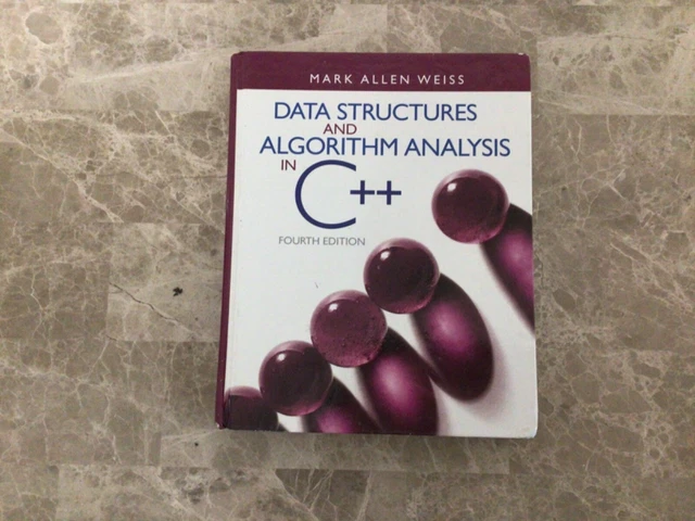 DATA STRUCTURES AND Algorithm Analysis in C++ 4th Edition Hardcover ...
