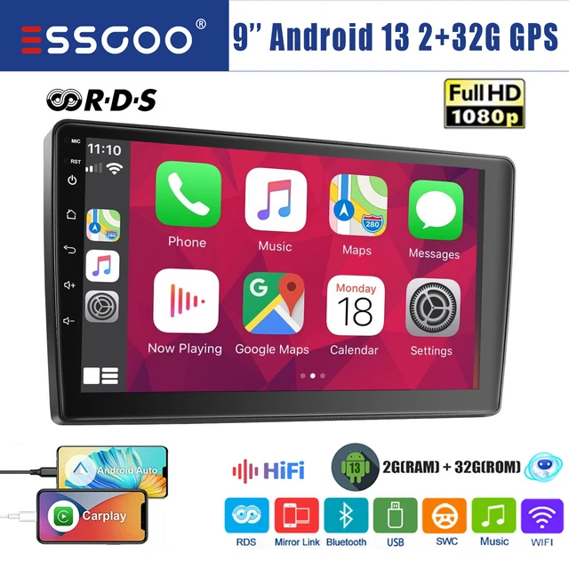 ANDROID 13 AUTORADIO Carplay BT HIFI RDS GPS Navi pour Fiat Ducato Citroen Jumper EUR 146,21 ...