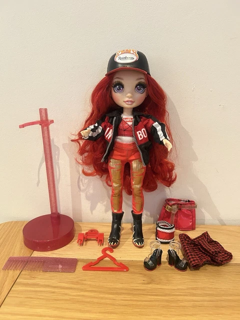 RAINBOW HIGH RUBY Anderson Doll + Stand, Outfit, Shoes & Accessories ...