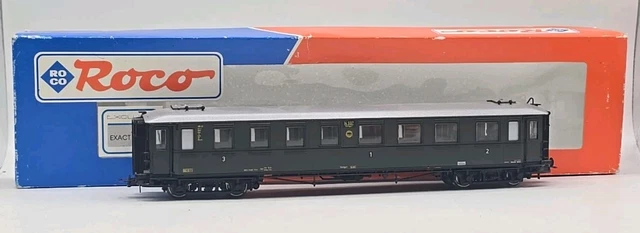 VINTAGE ROCO HO 44532 Dr 1St 2Nd 3Rd Class Passenger Coach Stuttgart ...