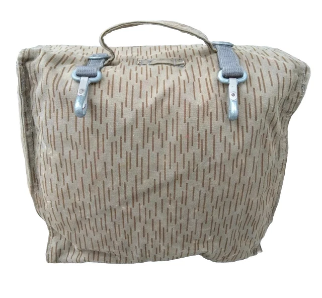 ORIGINAL EAST GERMAN Army Military Vintage Strichtarn Rucksack Pack £31 ...