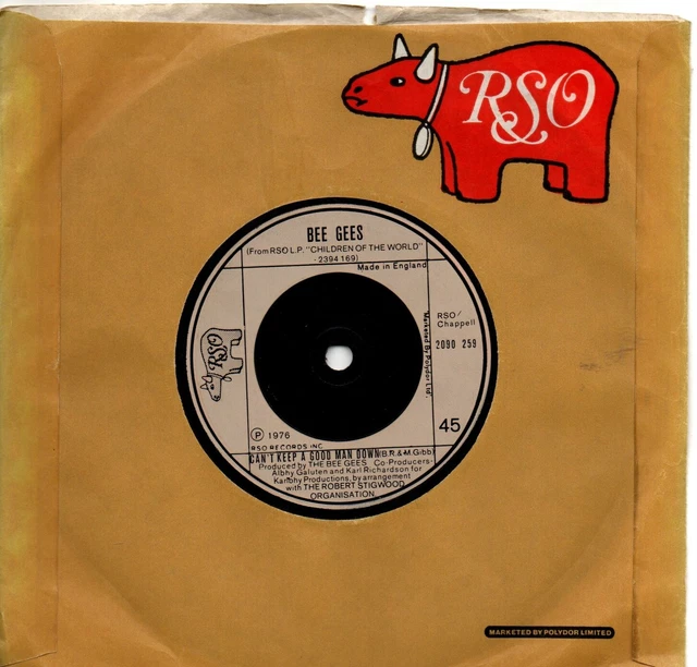 BEE GEES HOW deep is your love/Can't keep a good man downl:UK RSO:1977 ...